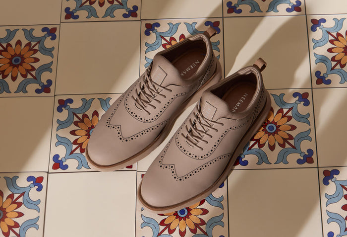 Crossover Brogues : Beige