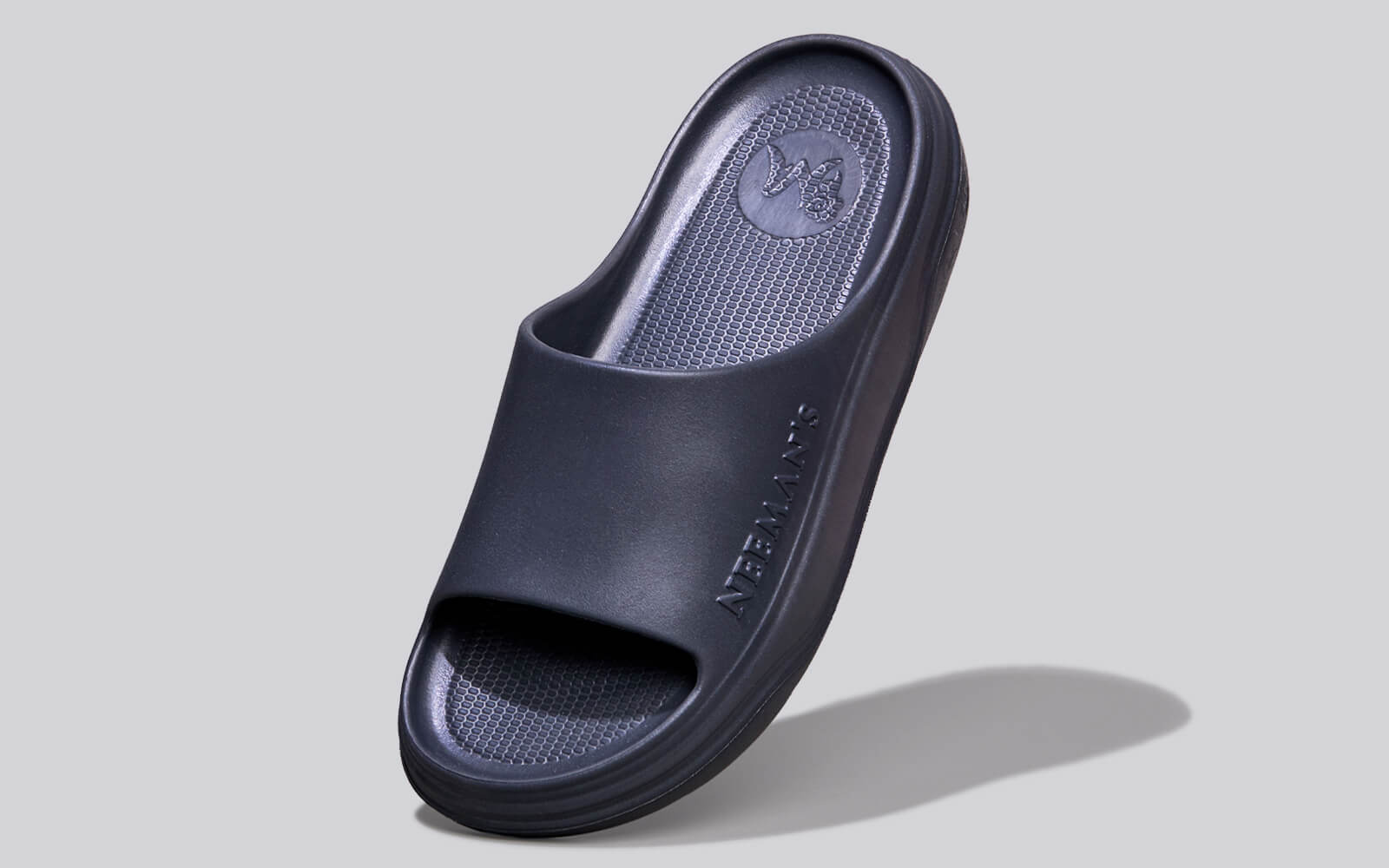 Cushers Slides For Men : Dark Grey