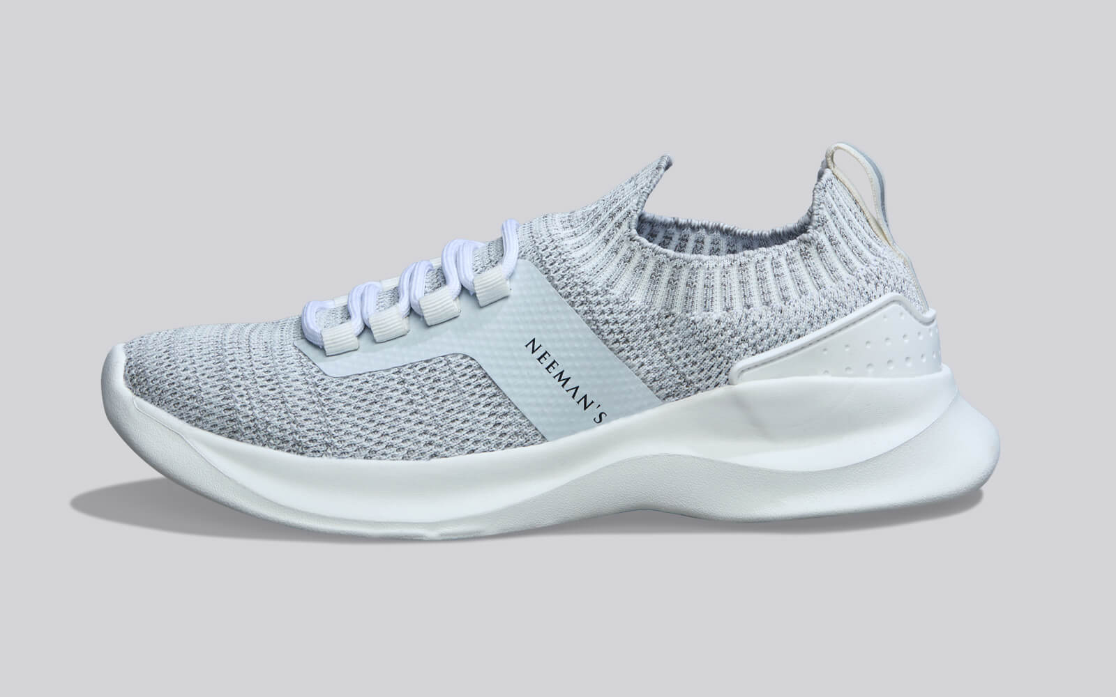 Fuse Knit Sneakers : White