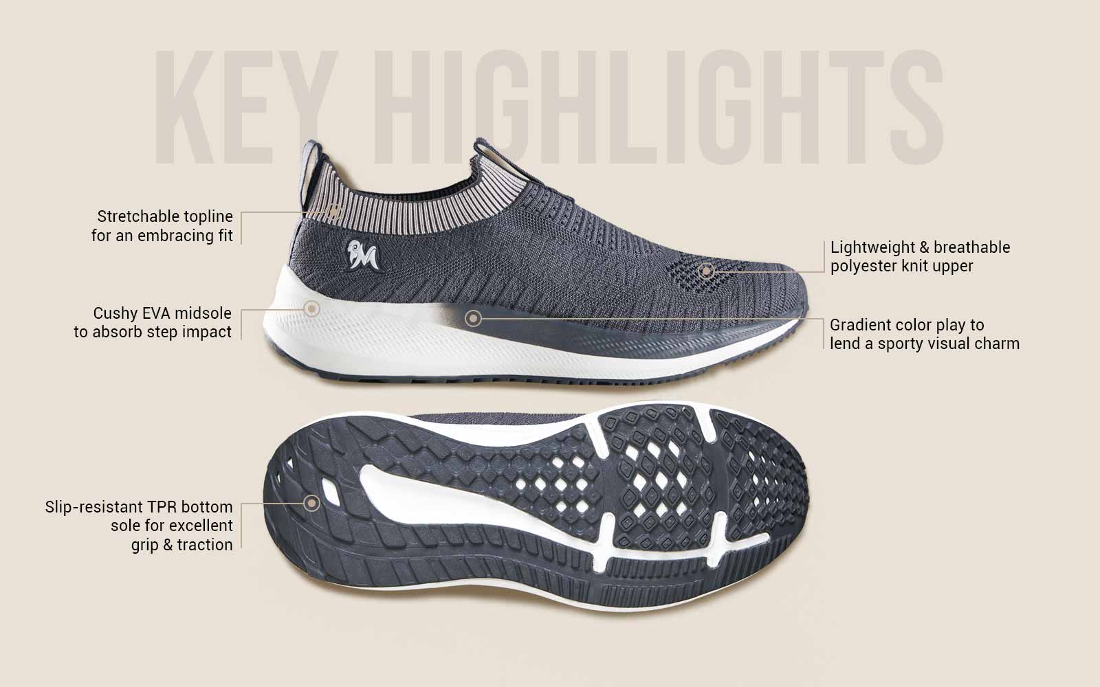 Buy Grip Fit Slip Ons For Men Online | 60% Off - Neemans